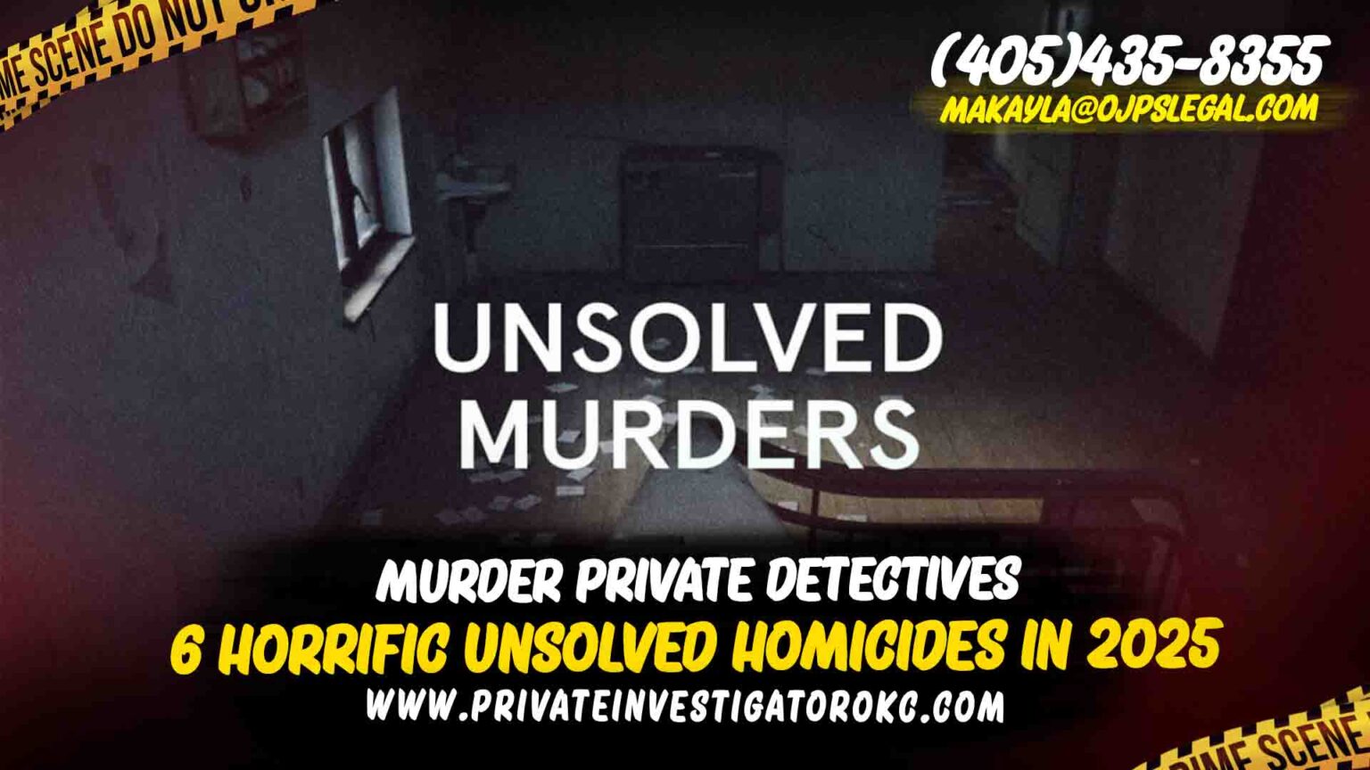 6 Chilling Unsolved Murder of 2025 shared by PIs