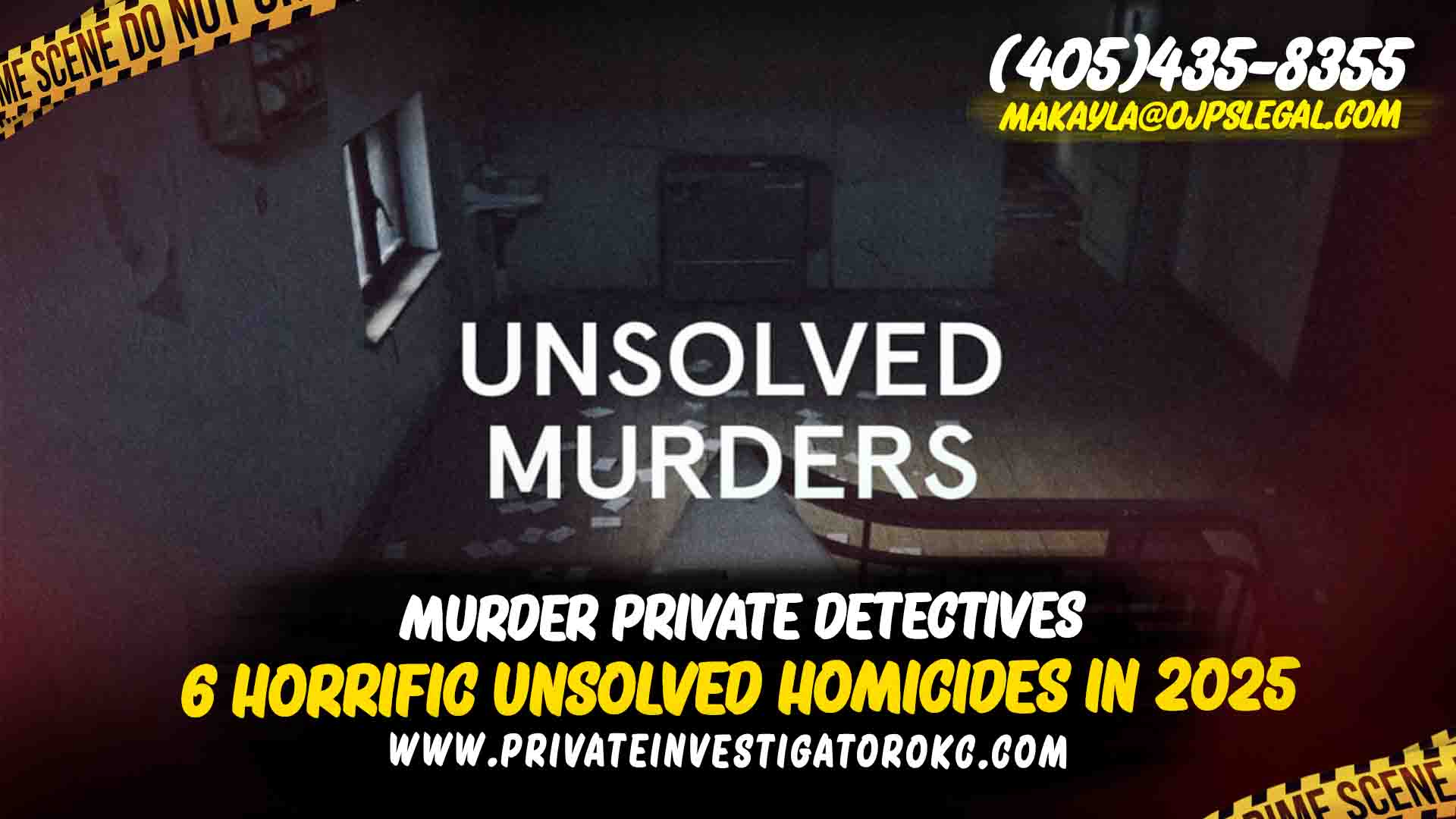 6 Chilling Unsolved Murder of 2025 shared by PIs