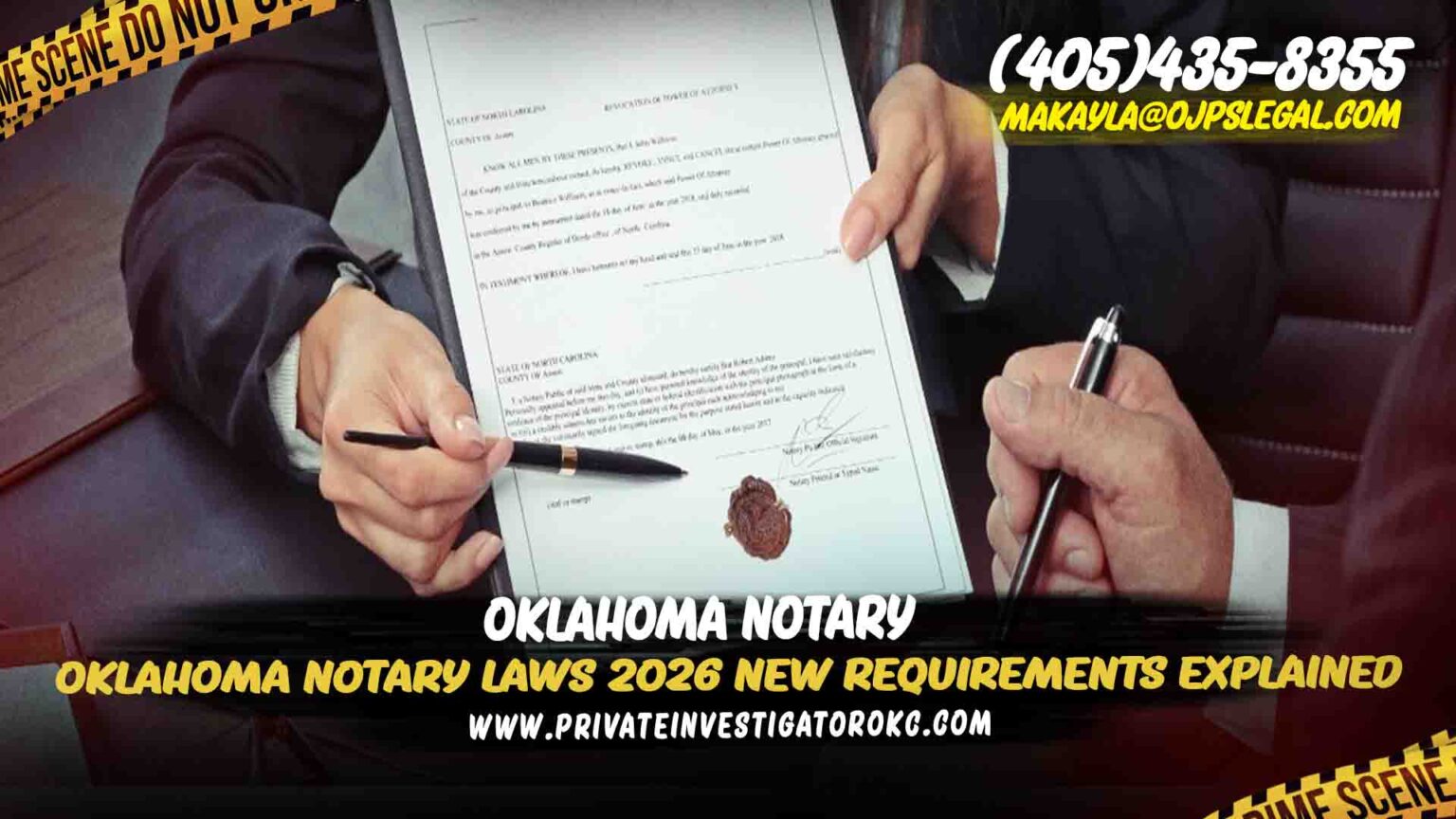 Oklahoma Notary Laws 2026 New Requirements Explained